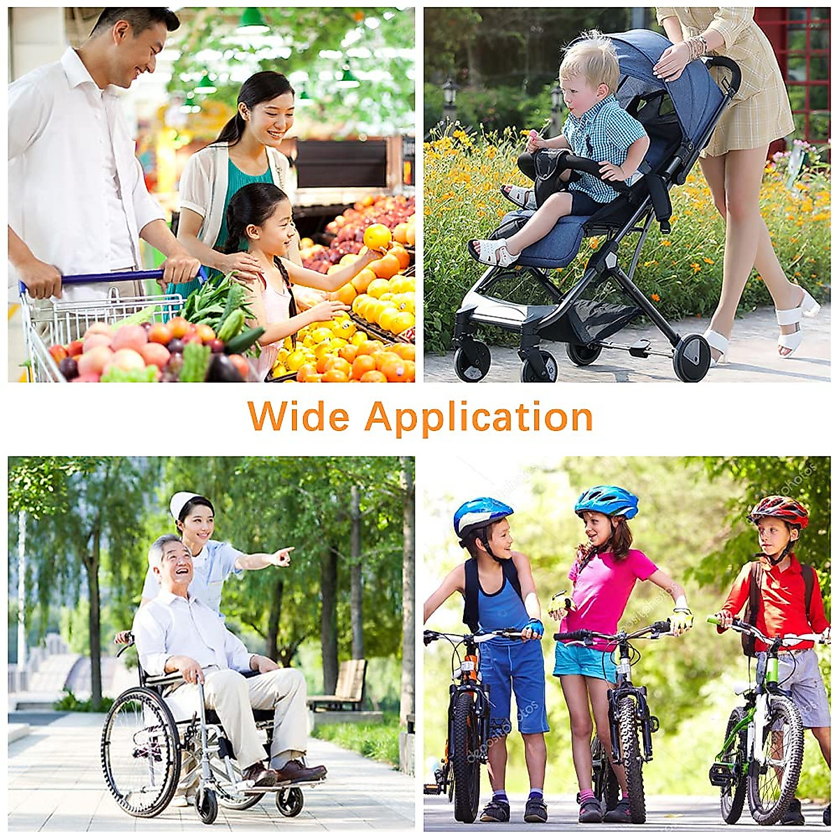 10PCS Stroller Hooks, FULANDL Baby Stroller Accessories Mommy Bag Hooks, Multi Purpose Stroller Organizer for Hanging Diaper Bags, Purse, Shopping Groceries