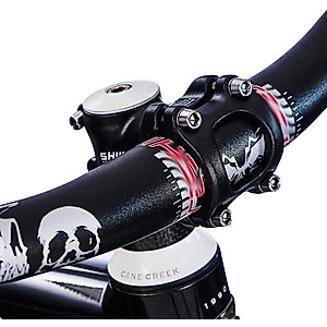 ZECHAO 31.8 Stem,7 Degree Ultralight Bike Handlebar Stem 35/45/55/60/65/70/80/90/100/110mm Suitable for Mountain Bike Road Bike BMX Mountain Bike Stem (Color : Red, Size : 45mm)