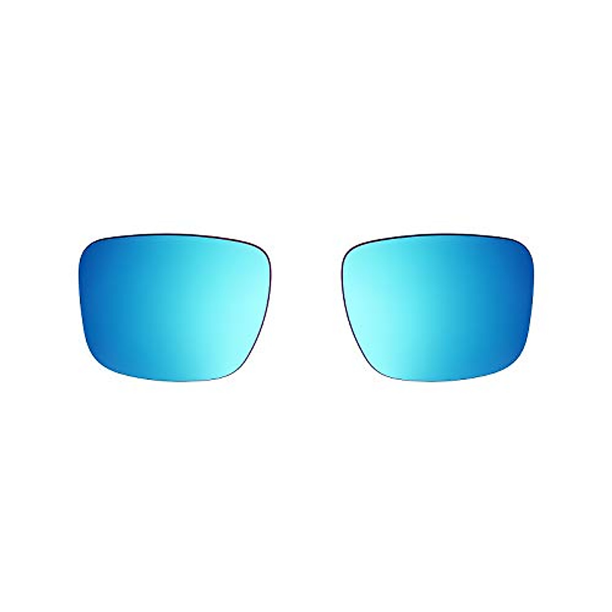 Bose Mirrored Blue, Tenor Polarized Square Replacement Sunglass Lenses, Lens Width: 55 mm