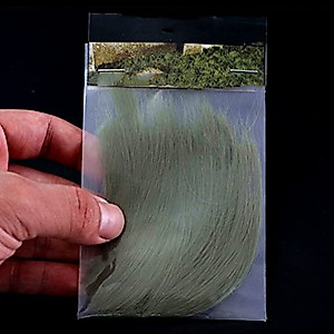 Simulation Long Grass Miniature Static Grass Model Grass Tufts Railway Artificial Grass for Train Landscape Railroad Scenery Sand Military Layout Model Miniature Bases and Dioramas