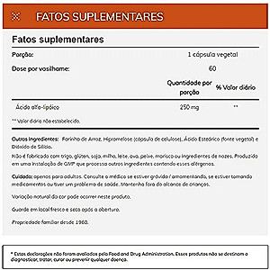 NOW Supplements, Alpha Lipoic Acid 250 mg, Supports Glutathione Production*, Free Radical Scavenger*, 120 Veg Capsules