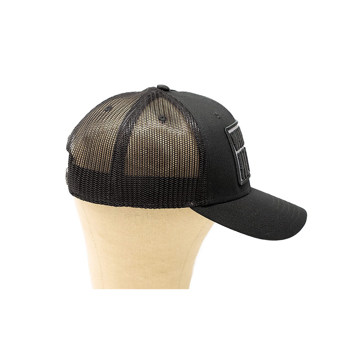 MASHBILL Trucker Hat - Whiskey Helps Embroidered Patch, Snap Closure, Adjustable Mesh Back, One Size Fits Most, for Bourbon & Whiskey Lovers, Men's Mesh Cap