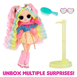 L.O.L. Surprise! OMG Sunshine Color Change Bubblegum DJ Fashion Doll with Color Changing Hair and Fashions and Multiple Surprises – Great Gift for Kids Ages 4+