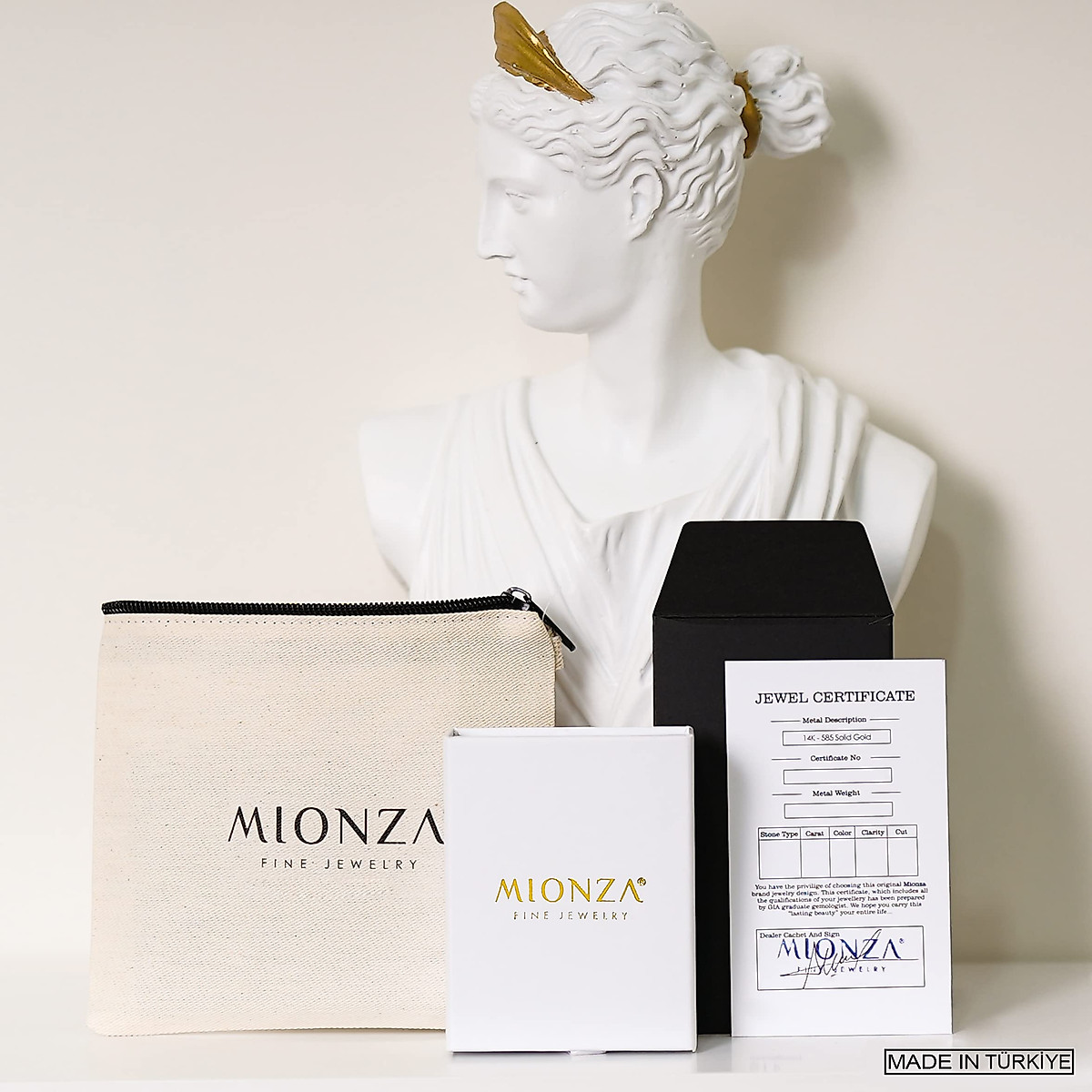 MIONZA Jewelry 14k Solid Gold Cross Bracelet for Women, Teen Girls, Baby | Real Gold Sideways Adjustable Cross Bracelet | Gold Plated Bracelet for Women | Christian Baptism Gift (Solid Gold Baby)