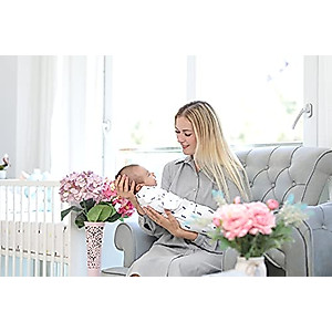 BaeBae Goods Swaddle Blanket, Adjustable Infant Baby Swaddling Wrap Set of 4, Baby Swaddling Wrap Blankets for Boys and Girls Made in Soft Cotton (0-3 Months)