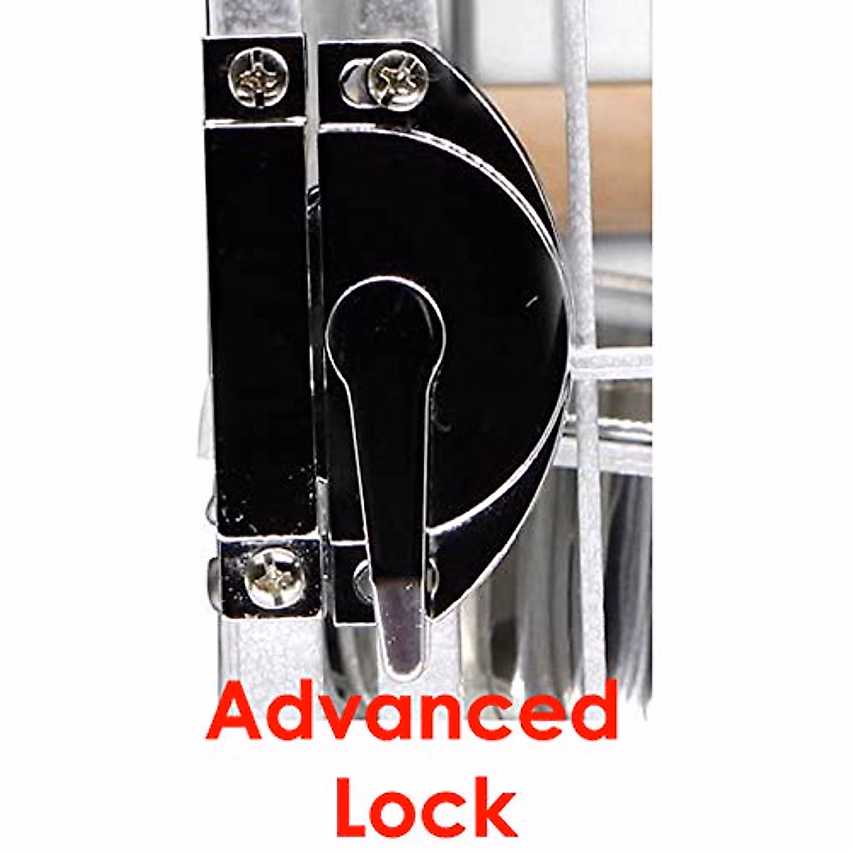 64" Extra Large Deluxe and Sturdy Wrought Iron 4-Tiers Tight 1/2-inch Bar Spacing for Ferret Chinchilla Sugar Glider Mice Rat Cage with Detachable Rolling Stand