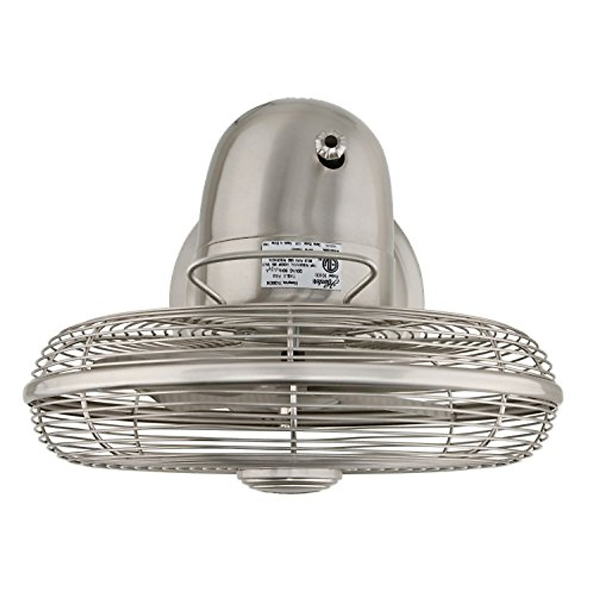 HUNTER 90400 Retro Table Fan, 12", Brushed Nickel