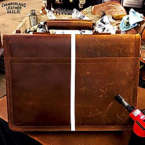 Leather Milk Leather Restoration Kit - Heal & Restore Antique Leather. Cleaner, Conditioner, Water Protectant, Healing Balm, Detailing Brushes, Pads, & More! All-Natural. Made in USA