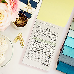 Simplified Thank You Receipt Book for Small Businesses - Aesthetic and Easy to Use Receipt Pad - The Perfect Business Supplies That Helps You and Your Happy Clients to Stay Organized