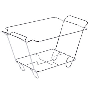 Kingsmen Chafing Rack - 15" x 10.25" x 18" | Silver | Chrome-Plated | 1 Pc.