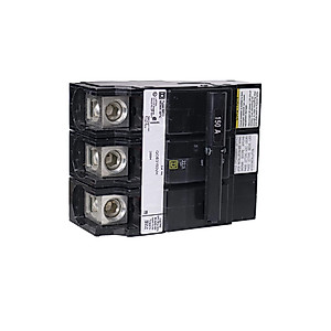 Square D QOB3150VH Circuit Breaker,150A,Bolt On,120/240V,3P