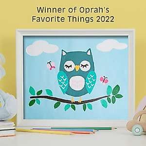 Pink Picasso Kits Paint by Number for Kids Ages 5-12 | DIY 8x10 Beginners Kids Paint Set Color by Numbers Canvas Painting Kits | As Seen On Shark Tank & Oprah's Favorite Thing (Olivia Owl)