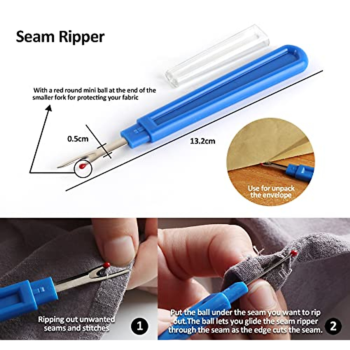 ilauke 36pcs White Sewing Thread 60WT Size A Prewound Bobbin Thread with Bobbin Case, Polyester Thread for Brother Singer BabyLock Janome Machines DIY Embroidery Thread