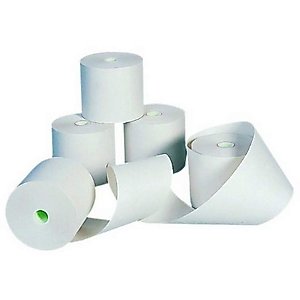 Rexel Ib405020 Thermal Paper Roll for Ibico 1491x/ 1228x Calculators - White (Pack of 5)