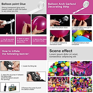 95 Pcs 70s Party Decorations Disco Party Balloons Decoration 70's Party Bundle Includes Inflatable Radio Boombox and Mobile Phone, Disco Plastic Party Backdrop, Tablecloth, Balloons for Hip Hop Party