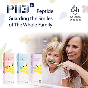 oh care Mouthwash for Kids, New Generation P113+ Peptide Anti Cavity Mouth Rinse, 11.08 fl oz (Strawberry), 0