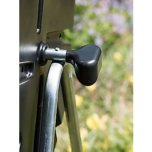 Gardener's Supply Company Compost Tumbler with Wheels | Heavy Duty Dual Rotating Batch Outdoor Organic Compost Bin Tumbling Mixer Composter | Holds 3 Cubic Ft of Kitchen Waste & Garden Clippings