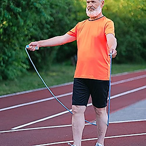 INOOMP 6 pcs adjustable skipping rope jump ropes wooden handle jump rope Cotton skipits for kids exercise jump rope adult jump rope Exercise Equipment Portable Skipping Rope nylon aldult