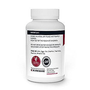 Kirkman - Melatonin 1 mg Chewable Tablets - 100 Tablets - Promotes Sleep - Refreshing Menthol Flavor - Hypoallergenic