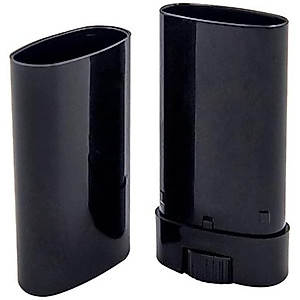 Minsily 20 PCS 15ml Empty Plastic Oval Deodorant Containers Oval Lip Balm Tubes 0.5 Oz Deodorant Sticks Containers Oval Twist-Up Tubes BPA-Free for DIY Homemade Crayon Chapstick Vials Holder(Black)