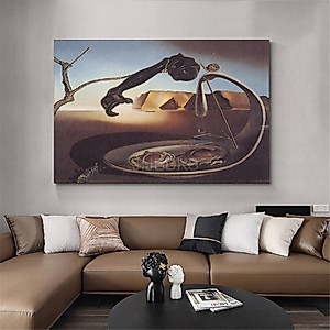 36+ Salvador Dali Wall Art Poster The Sublime Moment by Salvador Dalí Surrealist Canvas Art Poster and Wall Art Picture Print Modern Family Bedroom Decor Posters 20x30inch(50x75cm)