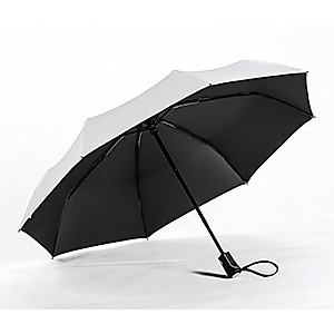 umenice UPF 50+ UV Protection Travel Umbrella Ultra Light Weight (Black)