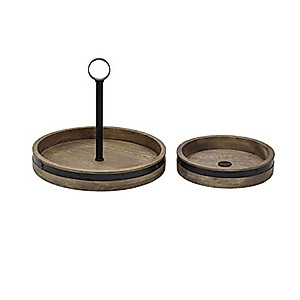 Mikasa Mango Wood Two-Tier Lazy Susan