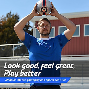 Vizari Velez Jersey for Men and Women | 100% Polyester Adult Soccer Goalie Jersey for Exceptional Performance Royal