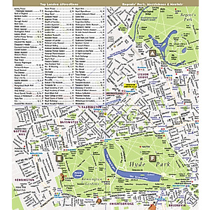 StreetSmart® London Map by VanDam - City Center Street Map of London, England - Laminated folding pocket size city travel and Tube map with all museums, attractions, hotels and sights; 2024 Edition