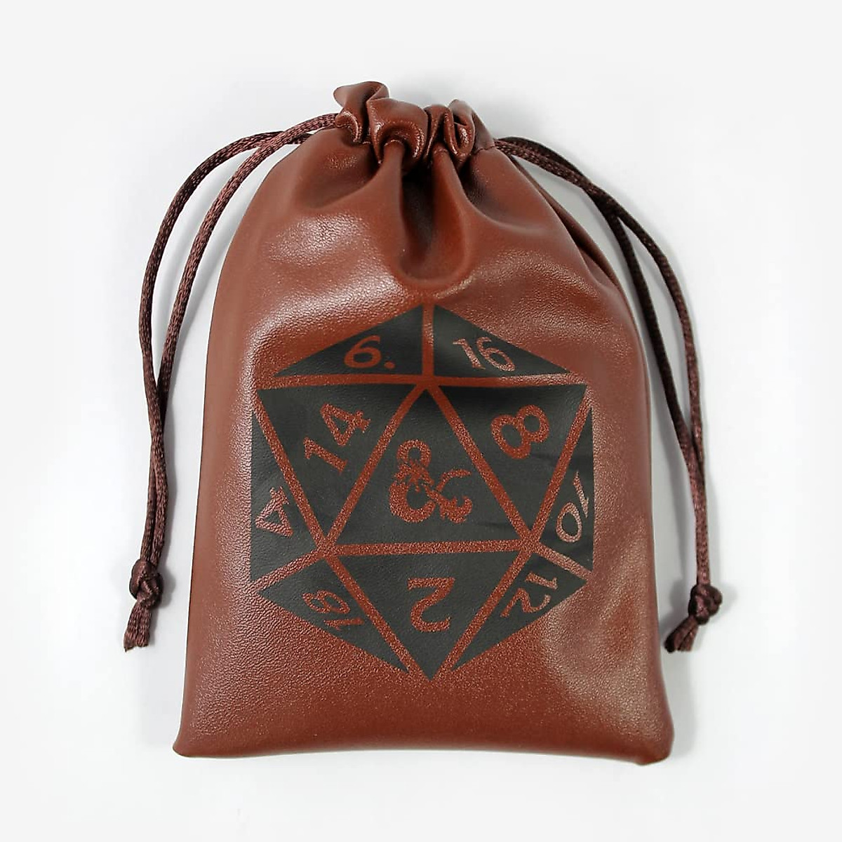 Dungeons and Dragons Rustic Dice Set | 7 Piece DND Dice Set | Includes Carrying Bag | 14+ | Officially Licensed | by Just Funky