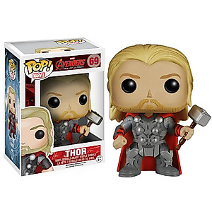 POP Marvel: Avengers 2 Age of Ultron - Thor Funko Pop! Vinyl Figure (Bundled with Compatible Pop Box Protector Case), Multicolored, 3.75 inches