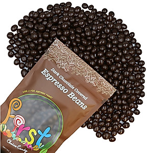 Dark Chocolate Covered Roasted Espresso Coffee Beans 2 Pound