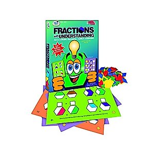 Learning Advantage 4505 Fractions with Understanding Game, Grade: 3 to 7, 12.5" Height, 1.5" Width, 9" Length