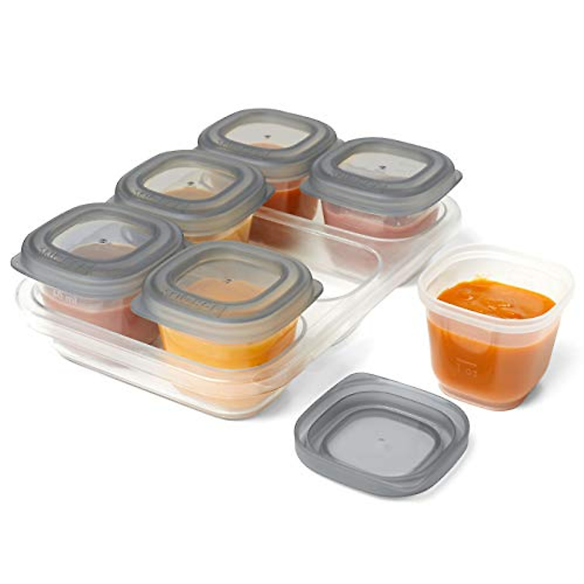 Skip Hop Baby Food Storage, Easy-Store 2oz. Containers, 3pack