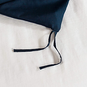 L LOVSOUL Duvet Cover Queen Size,100% Cotton Queen Duvet Cover Set, Soft and Breathable Bedding Set,90x90 Inches,Green