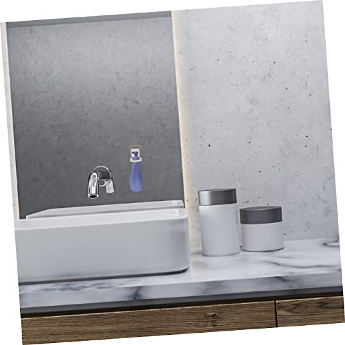 Cabilock 6 Pcs Shower Gel Holder Hanging Storage Shelves Body Wash Container Hanging Storage Racks Storage Brackets Trace-free Storage Holders Pp Wall-mounted Storage Racks Detergent Racks