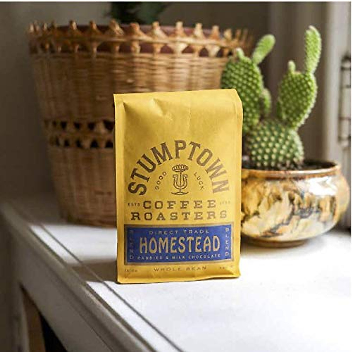 Stumptown Coffee Roasters, Medium Roast Whole Bean Coffee - Homestead Blend 12 Ounce Bag with Flavor Notes of Milk Chocolate, Cherry and Orange