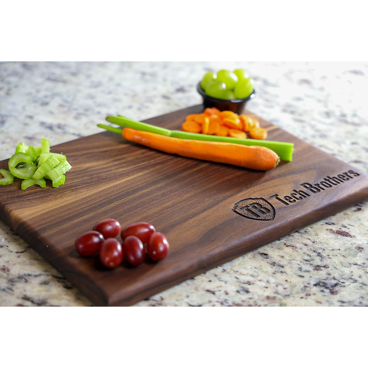 Custom Logo Cutting Board | Corporate Gifts | Client and Real Estate Closing Gifts | Customer Appreciation Gift Ideas | Engraved Company Logo Cutting Boards.