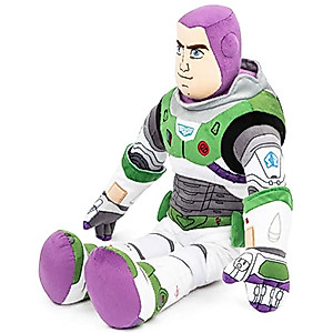 Jay Franco Disney Pixar Lightyear Buzz Lightyear Stuffed Pillow Buddy - Super Soft Polyester Microfiber, 22 inch (Official Disney Pixar Lightyear Product)