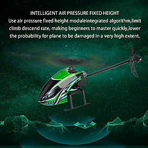 RiToEasysports RC Helicopter,2.4GHz 4CH 6‑Aixs RC Helicopters with Gyro Flybarless One Key Take Off Height Hold Helicopter for Adult Kid Beginner
