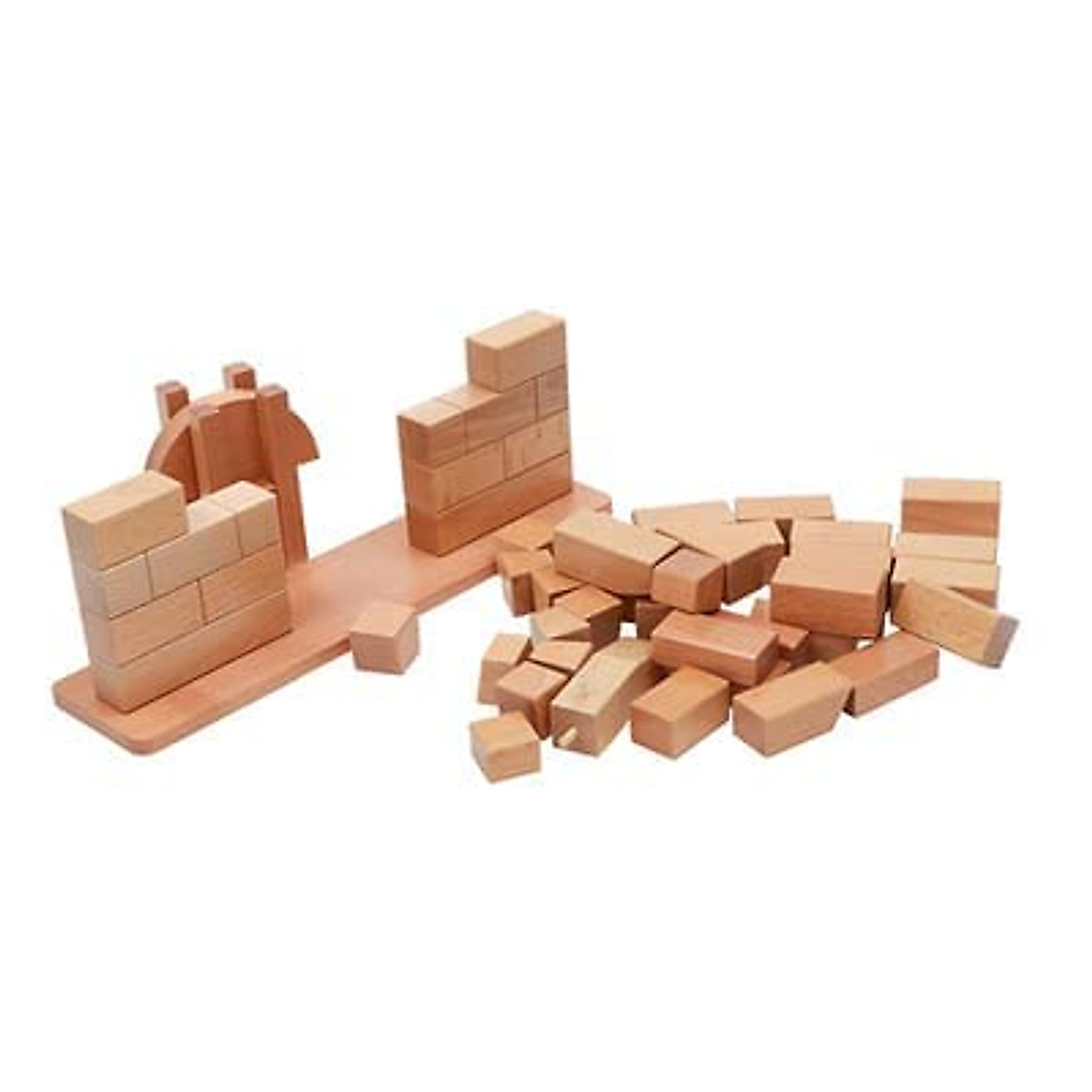 Montessori Toys for 3+ Years Roman Arch Bridge Wooden Toys Baby Games Scientific Construction Stacked Building Blocks Toddler Learning Educational Toys Gift for Kid