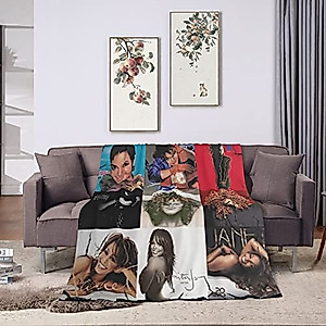 American Janet Singer Jack-Son Blankets Throw Blanket,Nice Fleece Blankets and Throws for Couch, Quality Blanket Air Conditioned Blanket 80"X60"