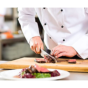 LIEF+SVEIN Brand German Steel Knife Block Set, 15-Piece Kitchen Knife Sets. German Stainless 1.4116 Steel. Unique Kitchen Knives Set with Ipad Holder. Ideal knife set with block and sharpener.