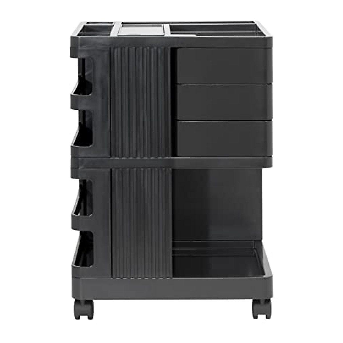 SD STUDIO DESIGNS Kubx Pro Mobile Rotating 4-Sided Storage Organizer with Multiple Compartments