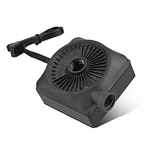 CPU, DC 12V 500L/h G1/4 Thread 25dB Ultra-Quiet CPU Pump PMW Adjustment with Back Adhesive, for Computer Water Cooling System