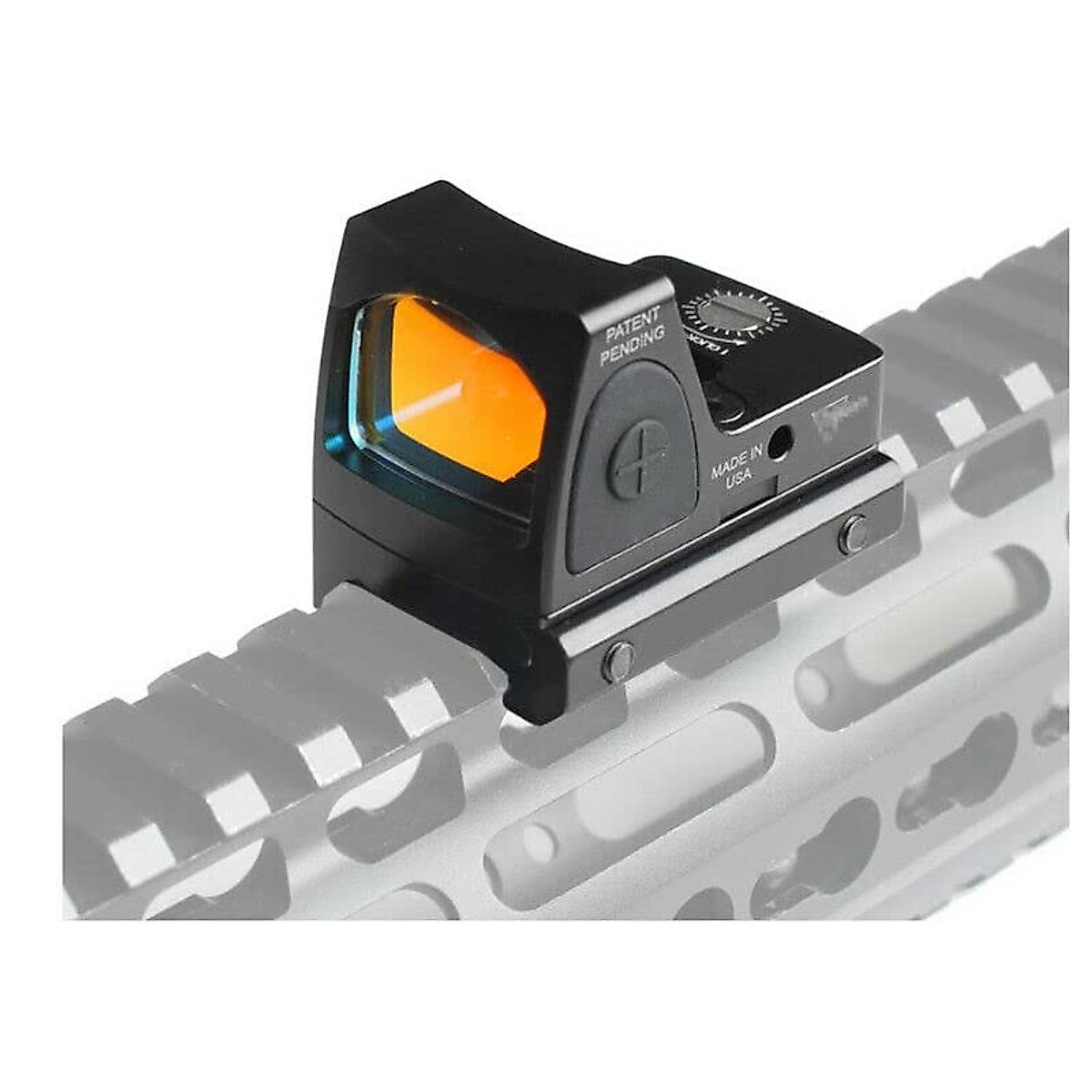 Gotical Combo of 2 | Pistol Hand Guns Picatinny Rail Mount Accessories with Tactical Mini Red Dot Sight Scope for Pistol Glock 17 19 with 20mm Mount