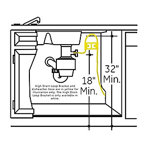 Mr. Chain High Drain Loop Bracket (1/2") - 77000-1