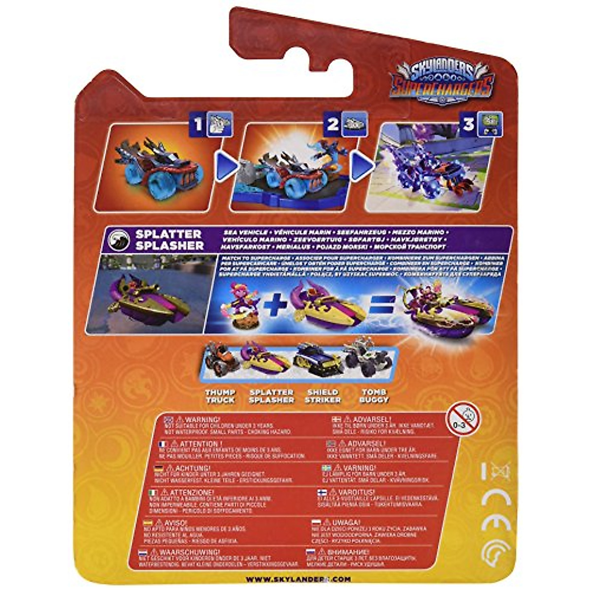 Skylanders SuperChargers Vehicle - Splatter Splasher (PS4/Xbox One/Xbox 360/PS3/Nintendo Wii/Nintendo Wii U/Nintendo 3DS)