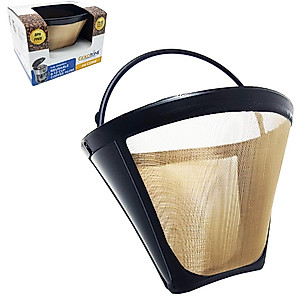 GoldTone Brand Reusable #4 Cone Coffee Filter fits Ninja Coffee Makers and Brewers. BPA-Free