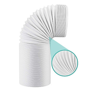 AGPTEK Exhaust Hose for Portable Air Conditioner, 5.9 Inch Diameter AC Vent Hose, Replacement for 5.9 inch Exhaust Vent Tube -Counter Clockwise Thread, 59 Length